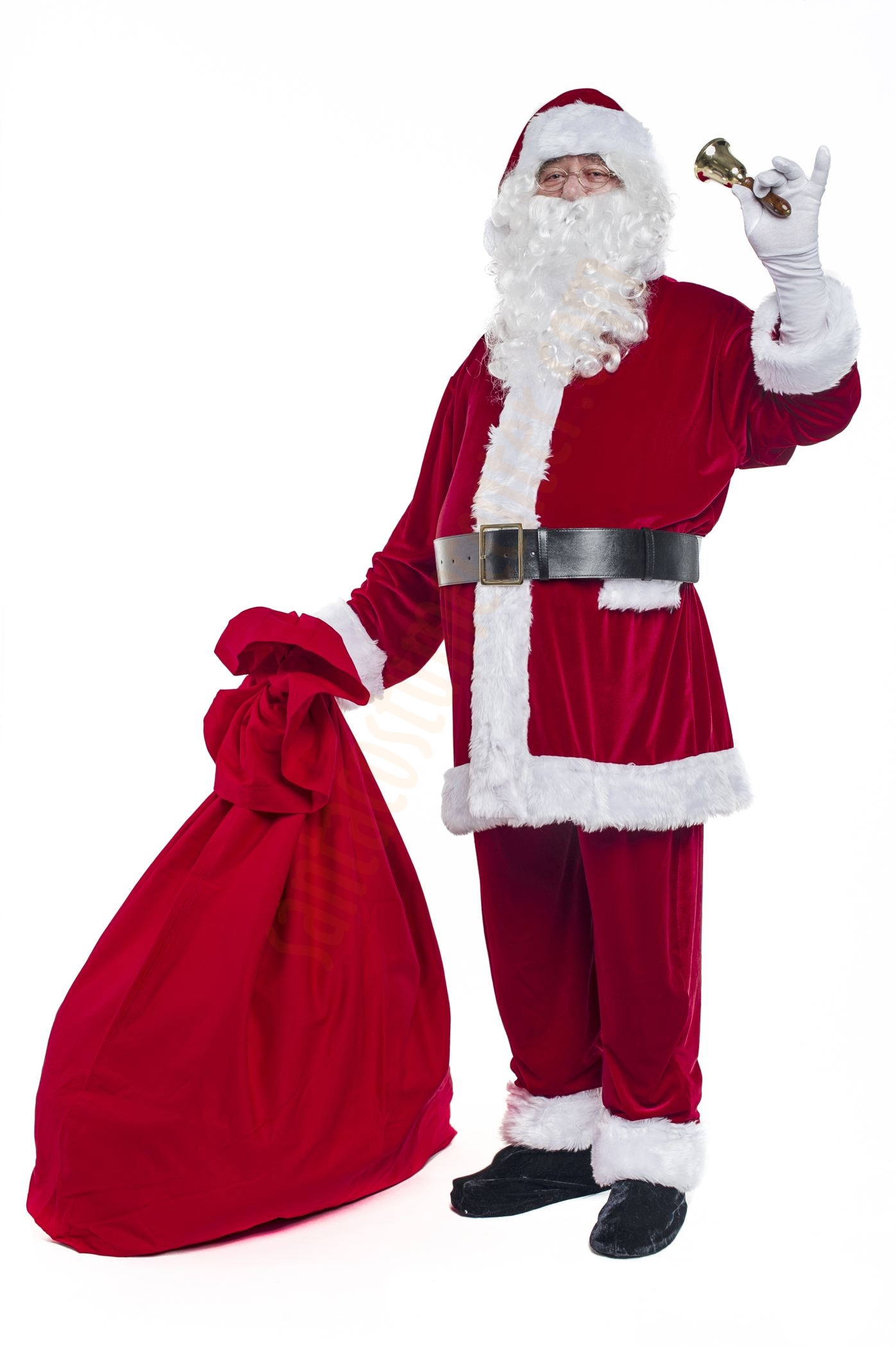 Velour Santa suit with jacket - complete bundle (12 pieces + 2 ...